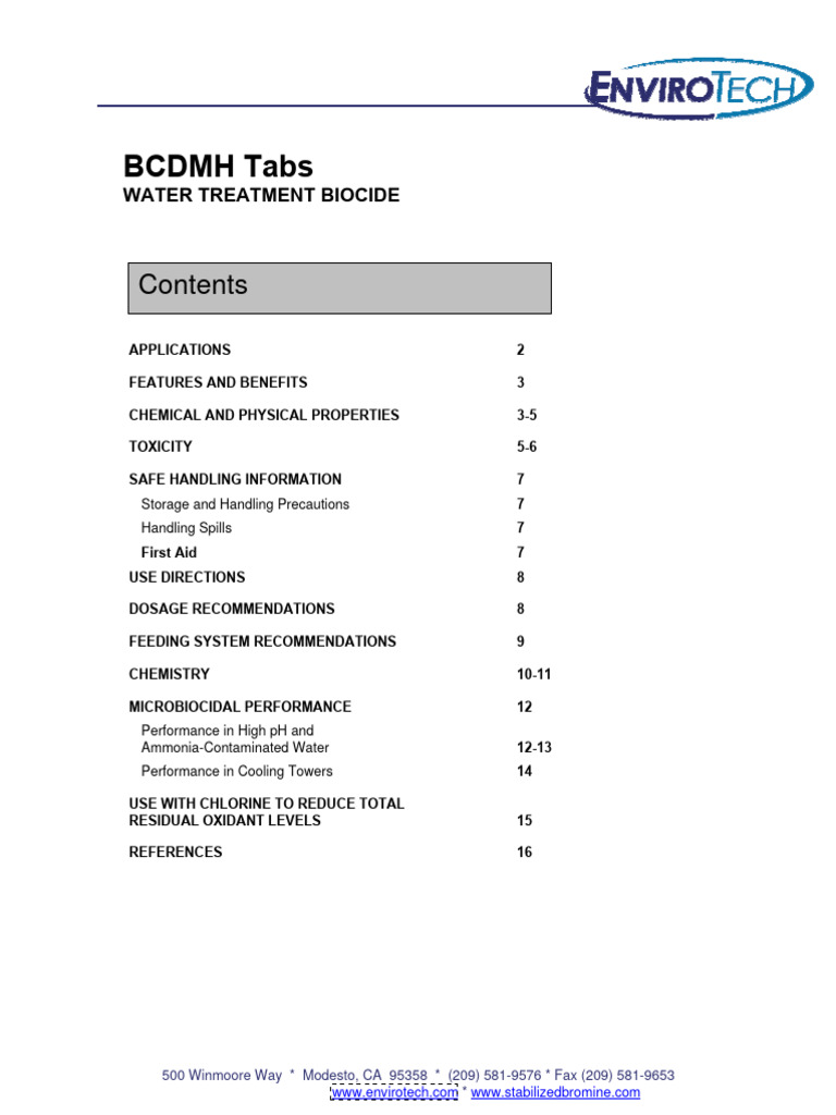 BCDMH Tech Booklet | PDF