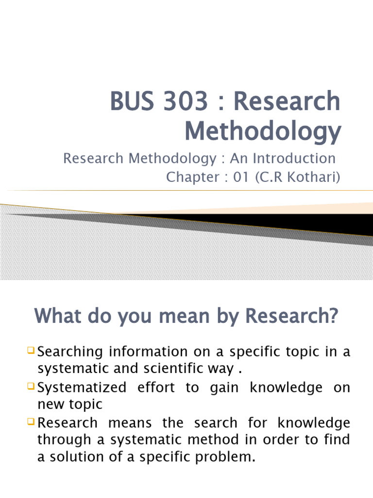 BUS 303 Lecture 1 | PDF