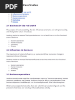 A Level Business Studies Revision Notes | PDF