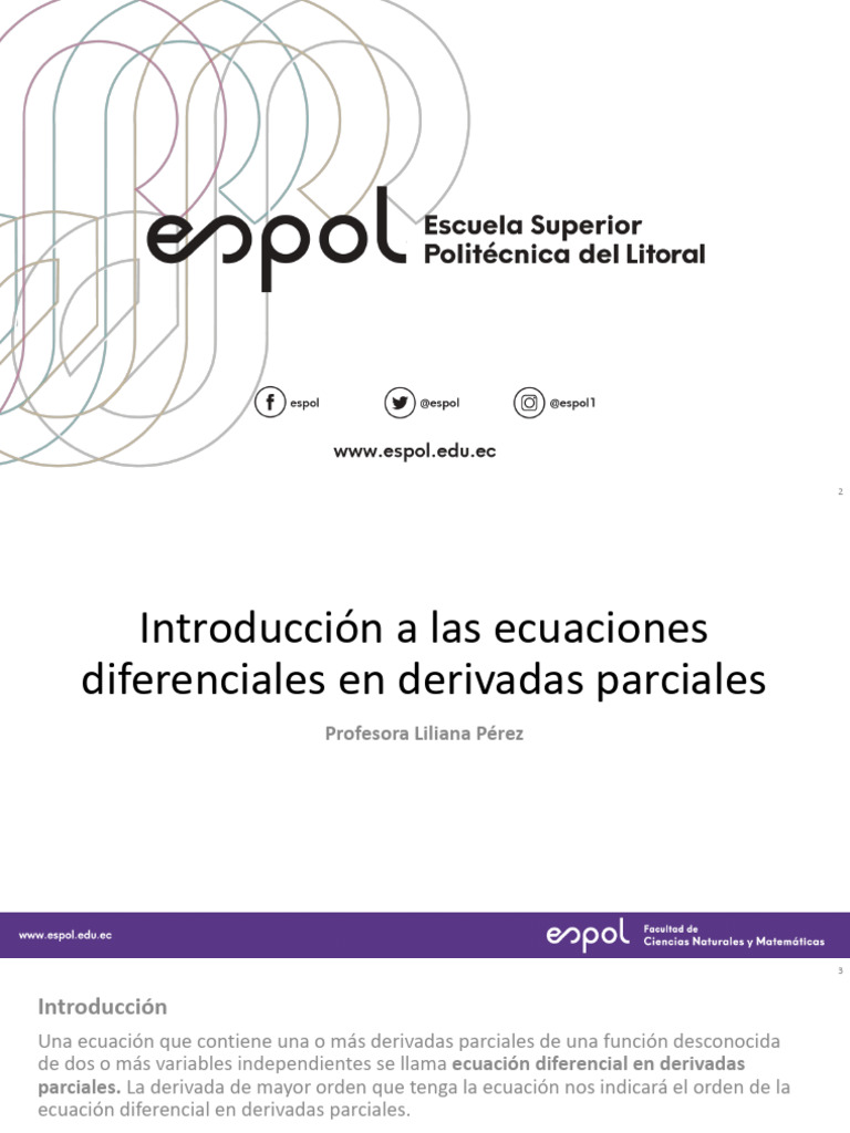 Introduccion A Las Ecuaciones Diferenciales en Derivadas Parciales. (Autoguardado) | PDF