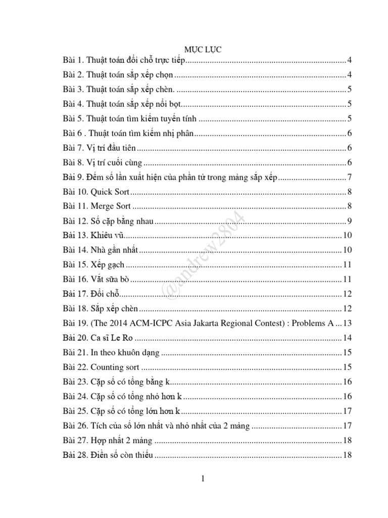 SapXep TimKiem | PDF