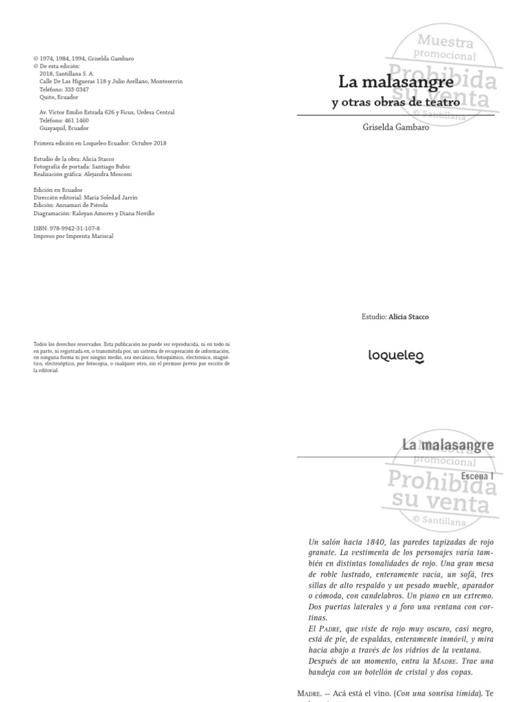 La Malasangre - 230615 - 170829 | PDF