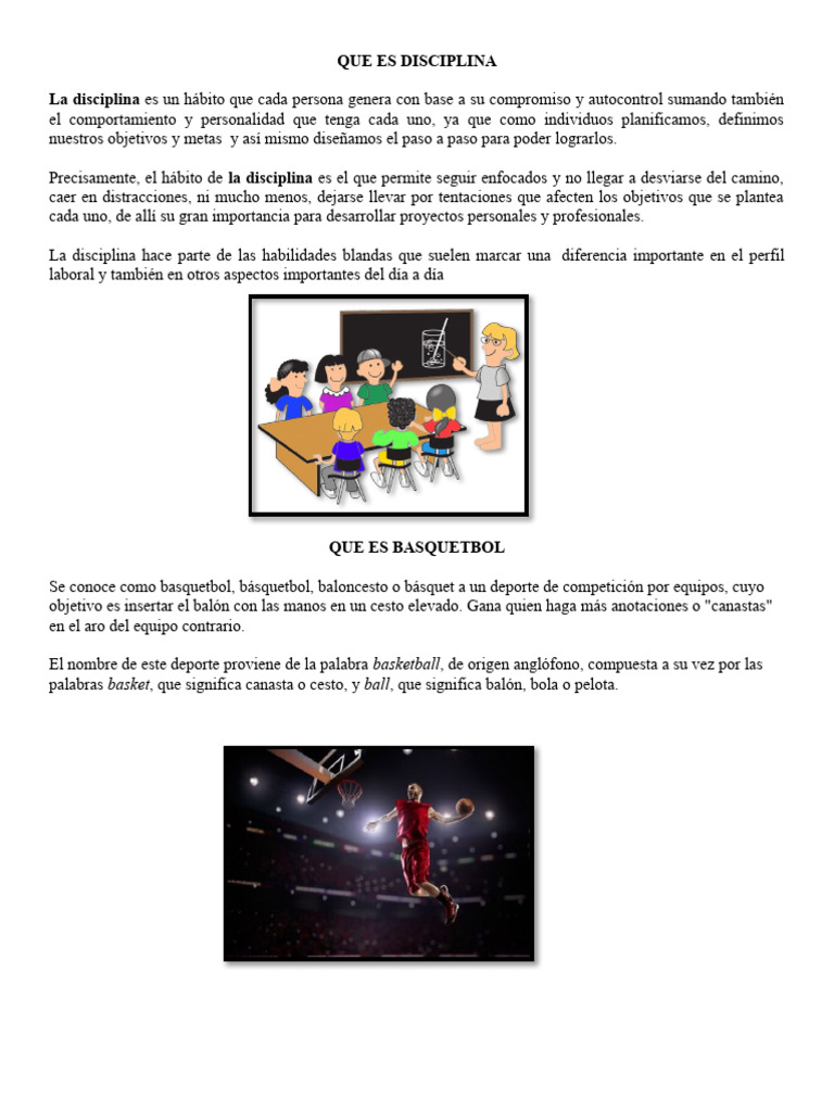 QUE ES DISCIPLINA | PDF