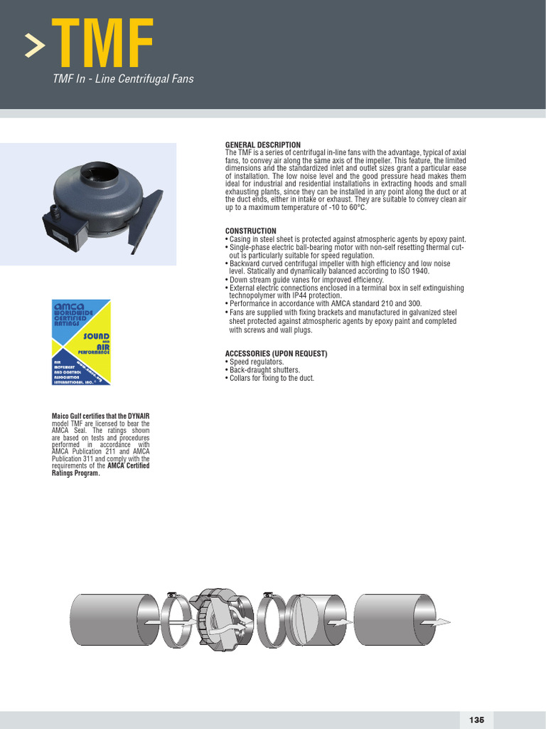 TMF - Catalogue | PDF | Duct (Flow) | Manufactured Goods