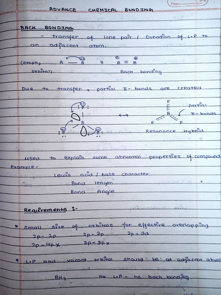 Chemical Bonding Advance | PDF
