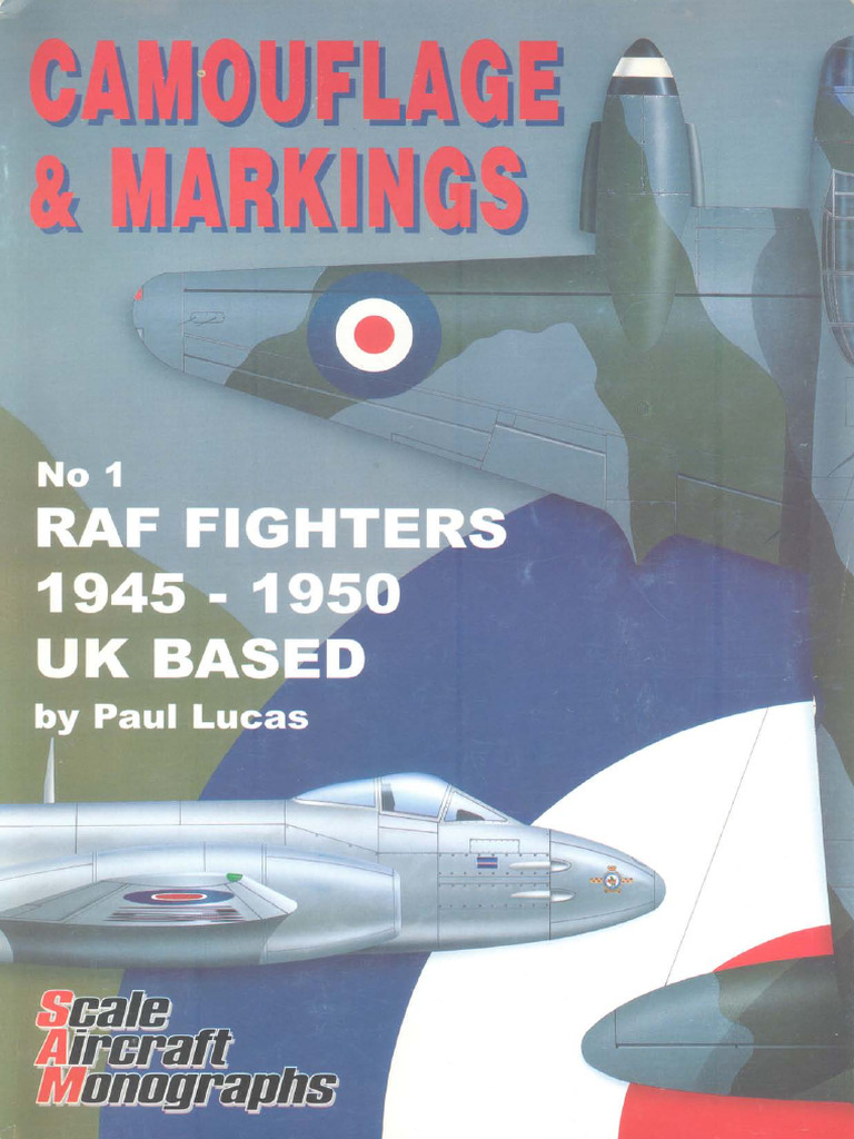 RAF Fighters 1945-1950 UK Based (SAM Camouflage Markings 1) (Paul Lucas ...