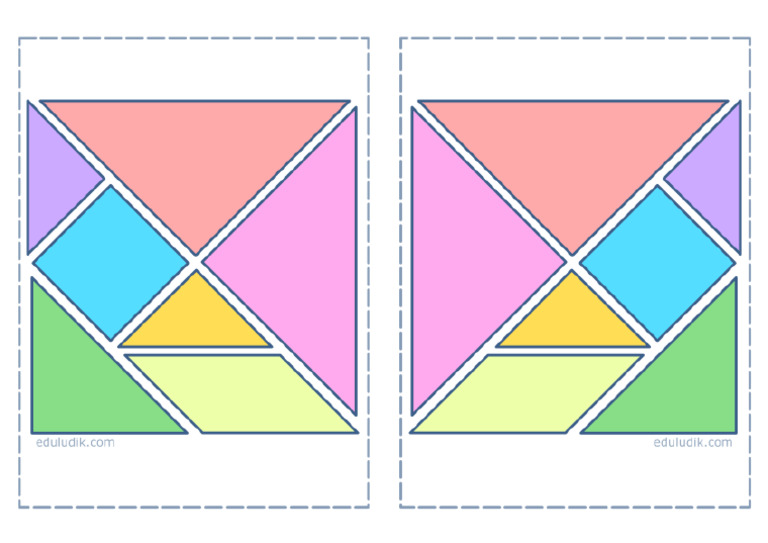 Tangram Color 2xhoja | PDF