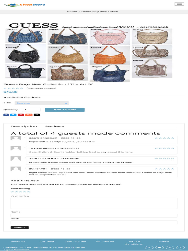 Guess Bags New Collection The Art of | PDF