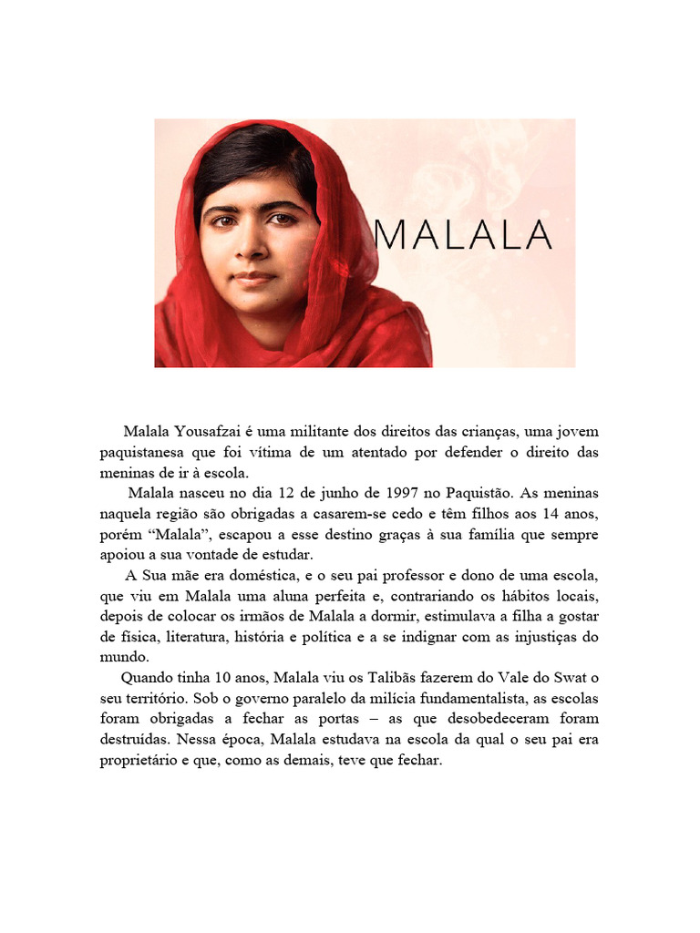 Malala | PDF