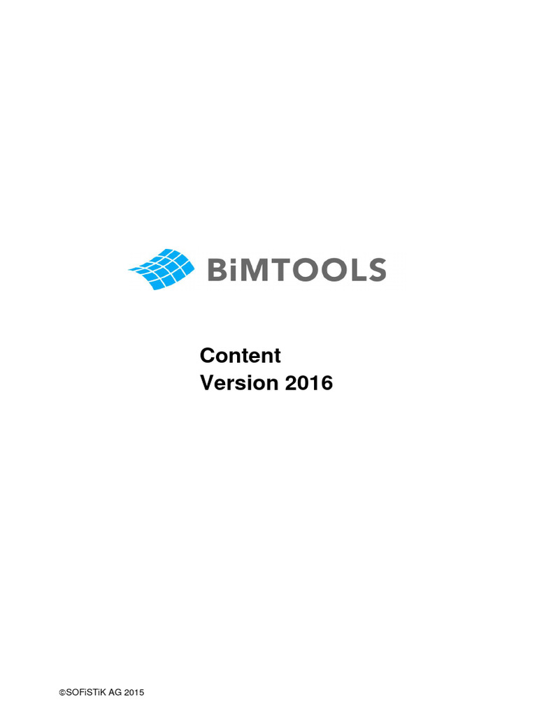 Bimtools Content 0 Pdf
