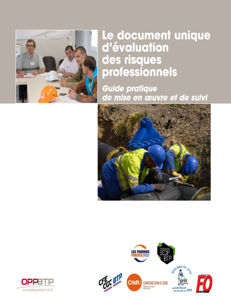 Le Document Unique D Évaluation Des Risques Professionnels. Guide Pratique de Mise en Œuvre Et ...