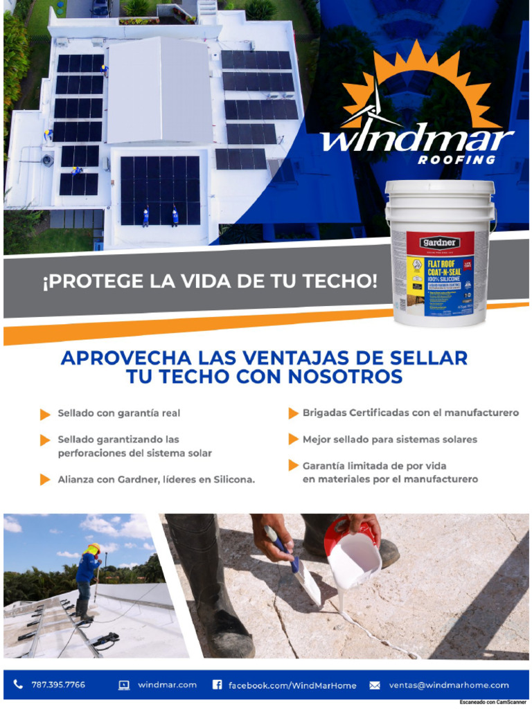 Sellado de Techo Windmar | PDF
