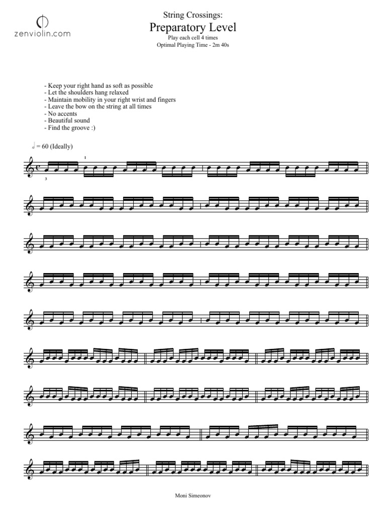 String Crossings (Student) | PDF