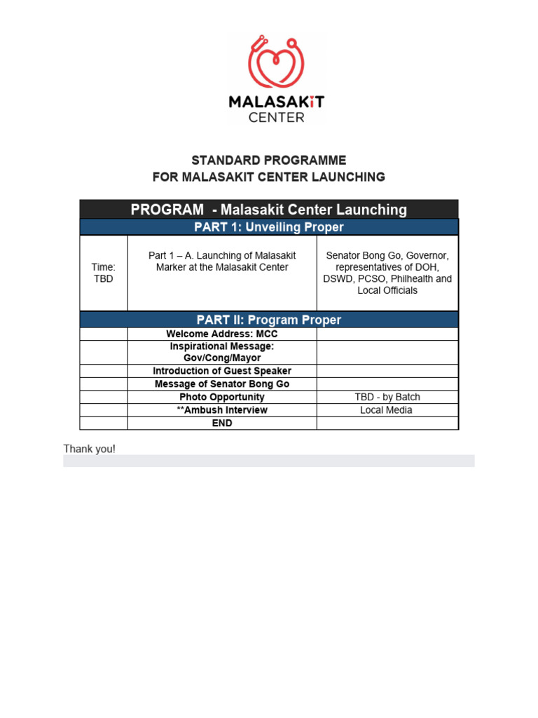 V1 MC Programme Script Actual | PDF