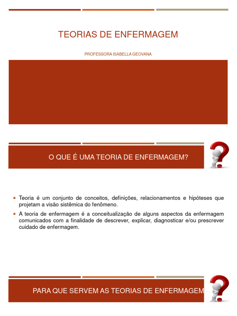Teorias de Enfermagem | PDF | Carreira e Crescimento | Autoajuda