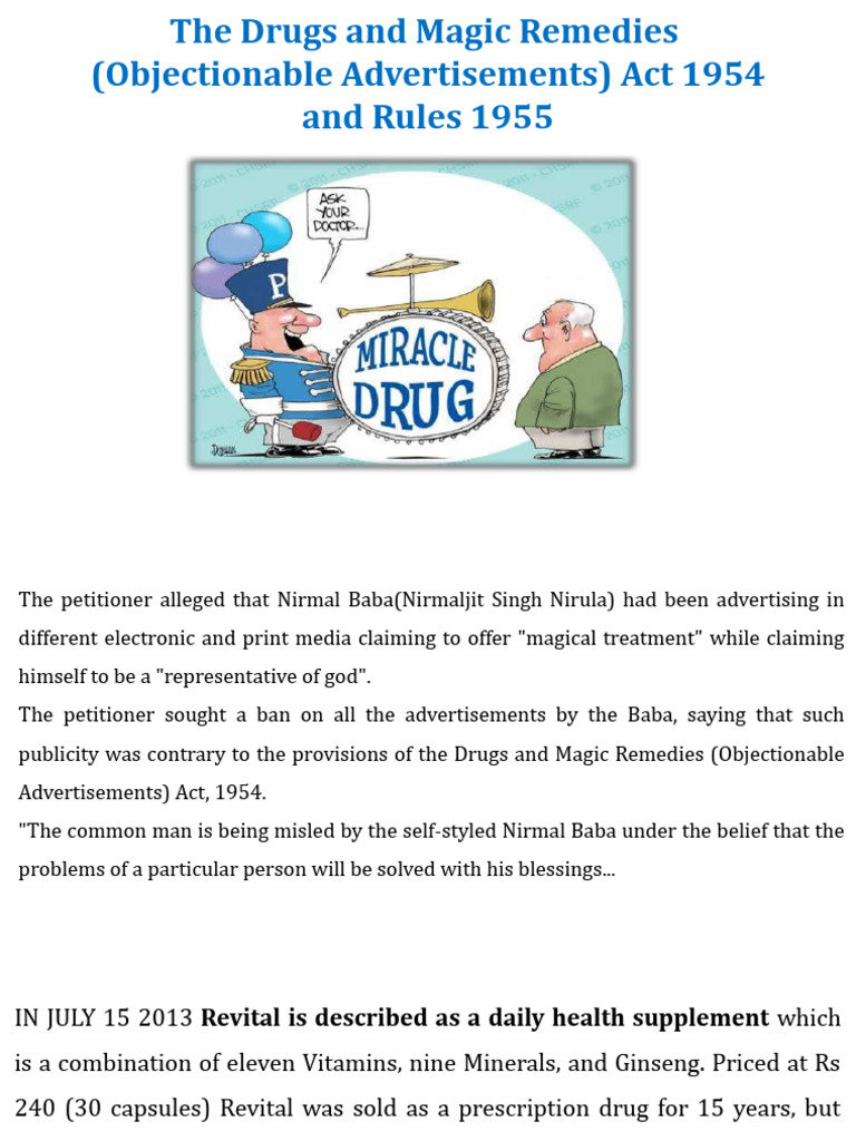 Drug and Magic Remedy | PDF