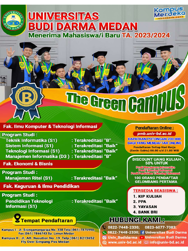 Brosur Universitas Budi Darma TA 2023-2024 | PDF