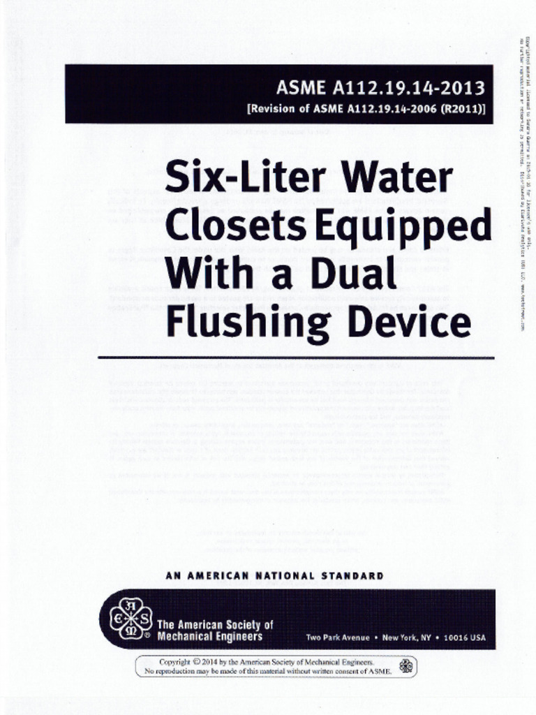 Norma Asme A112.19.14-2013 | PDF