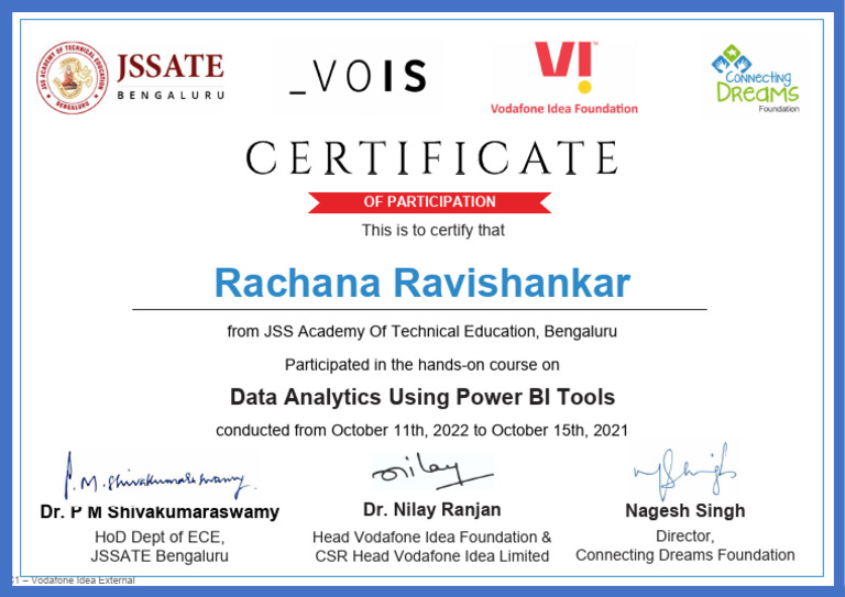 JSS Participation Certificate-7 | PDF | Business