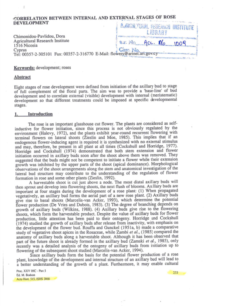 Correlation-between-internal-and-external-stages-of-rose-development | PDF