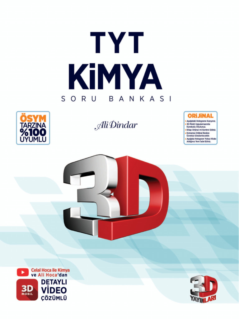 3D TYT Kimya Soru Bankası PDF | PDF