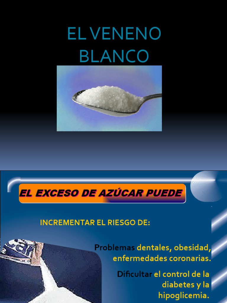Veneno Blanco | PDF | Dieta y nutrición | Azúcar