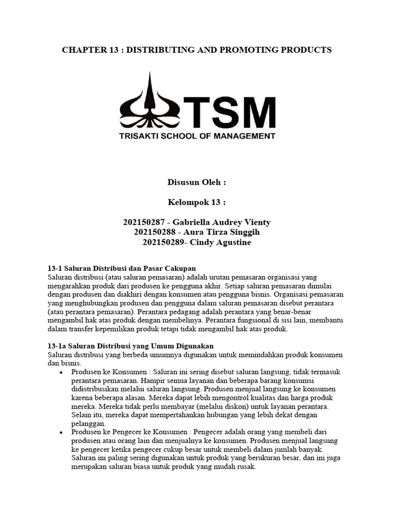 Bagi RESUME BUSINESS CHAPTER 13 | PDF | Bisnis | Pengelolaan Keuangan & Uang