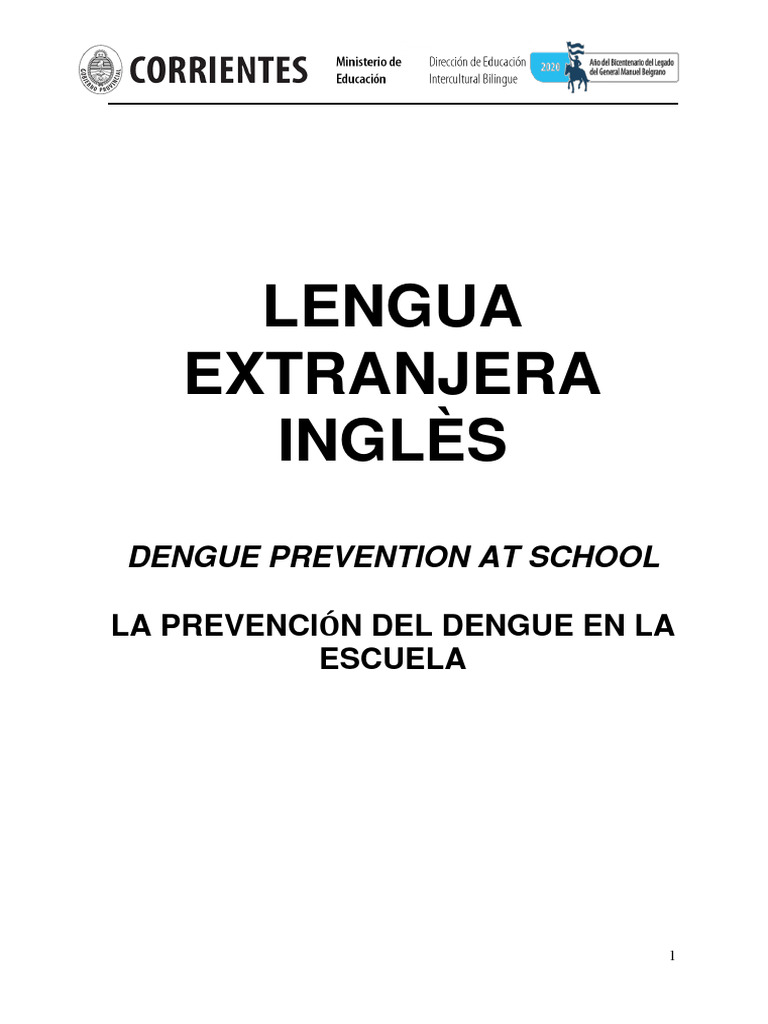 Dengue Inglés 2020 | PDF