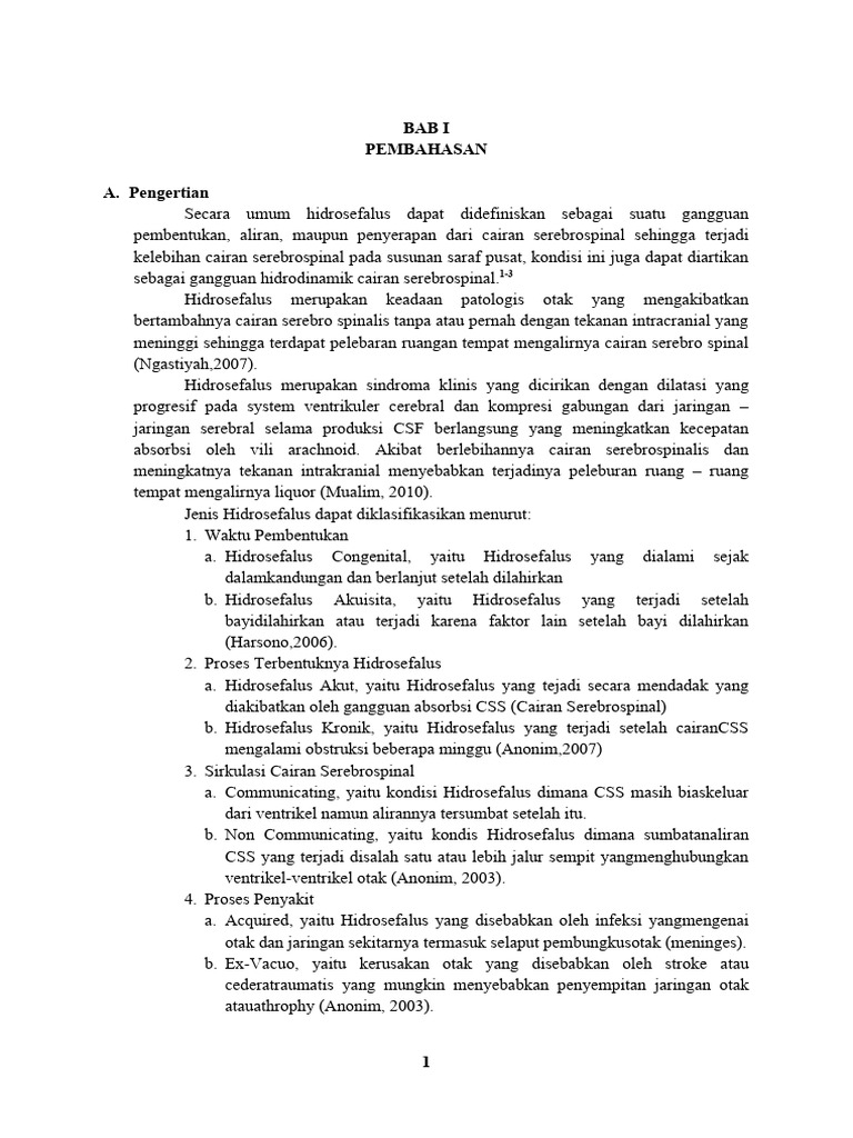 LP Hidrosefalus Rian | PDF