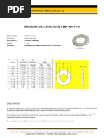 Arandelas ASTM F436: Guía Técnica | PDF | Acero | Sustancias químicas