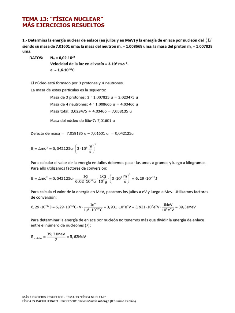 13 Fisica Solucion mc381s Ejercicios 18 19 | PDF