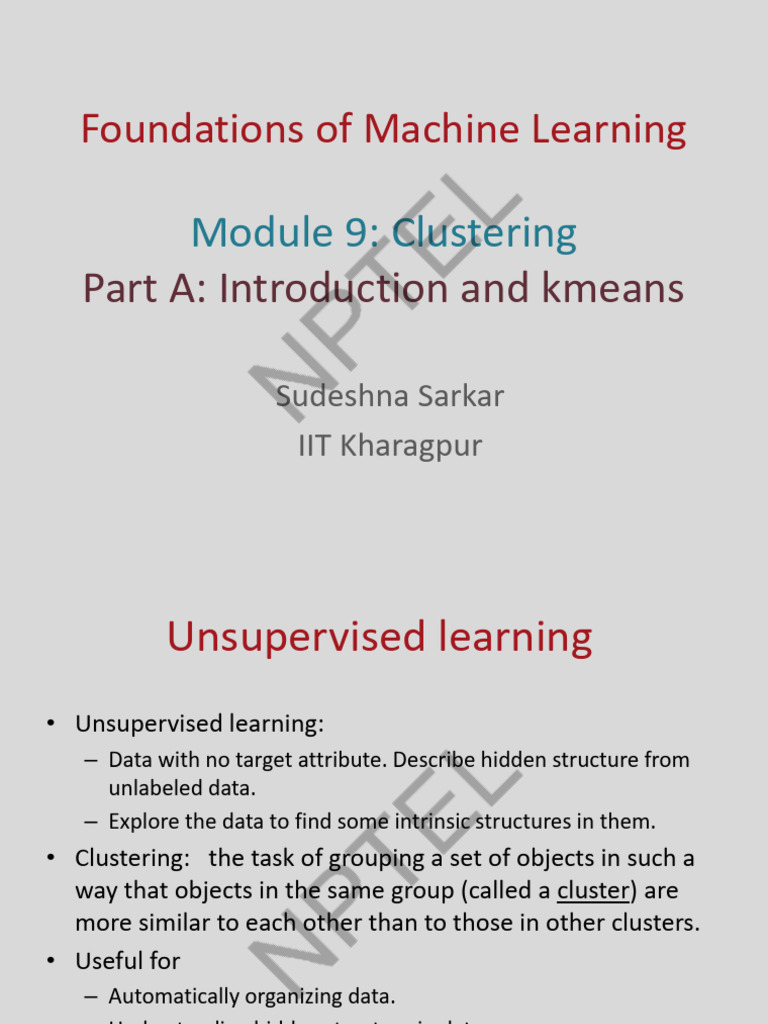 8 - Clustering | PDF