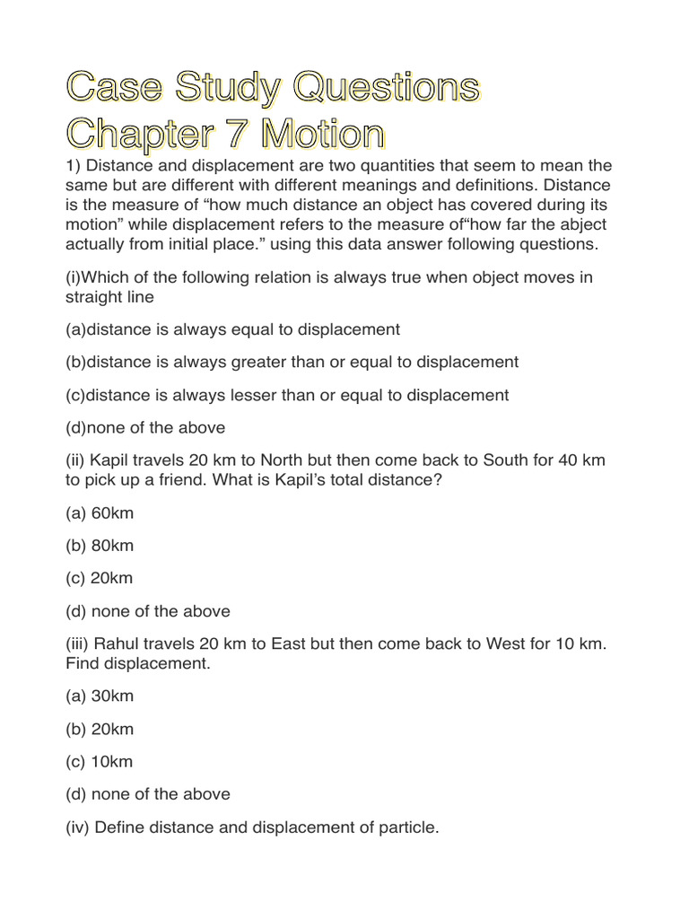Case Base Questions CH 7 | PDF