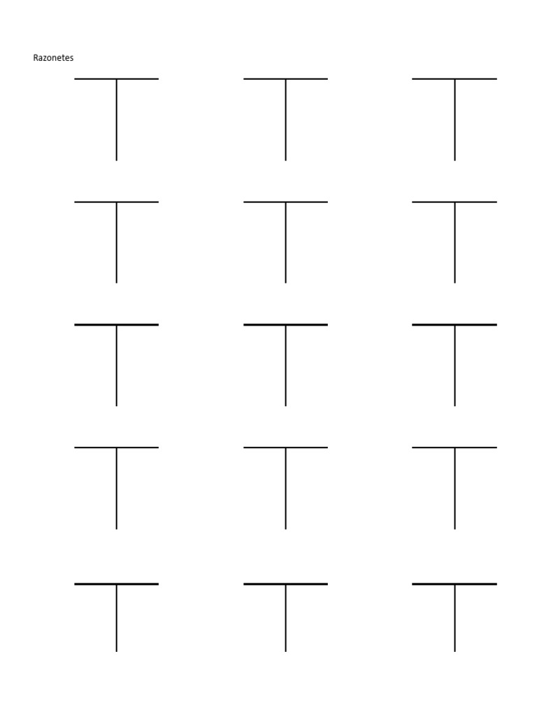 Modelo Razonetes | PDF
