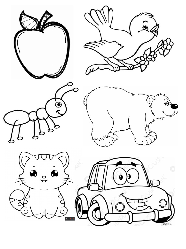 Tô Màu Letter a B C | PDF