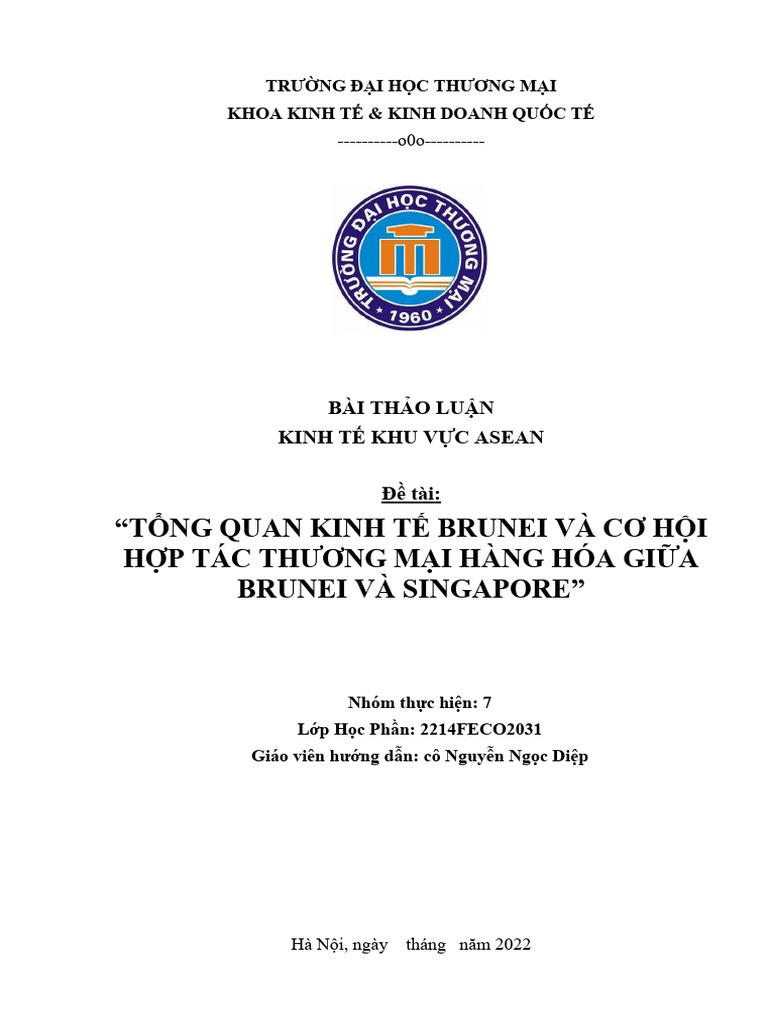 Nhóm 7 - BTL Asean | PDF