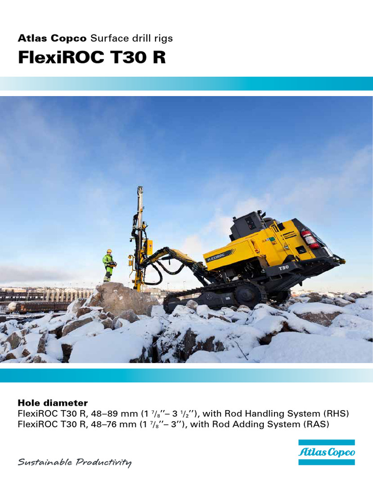 Flexiroc T30 R: Atlas Copco Surface Drill Rigs | PDF