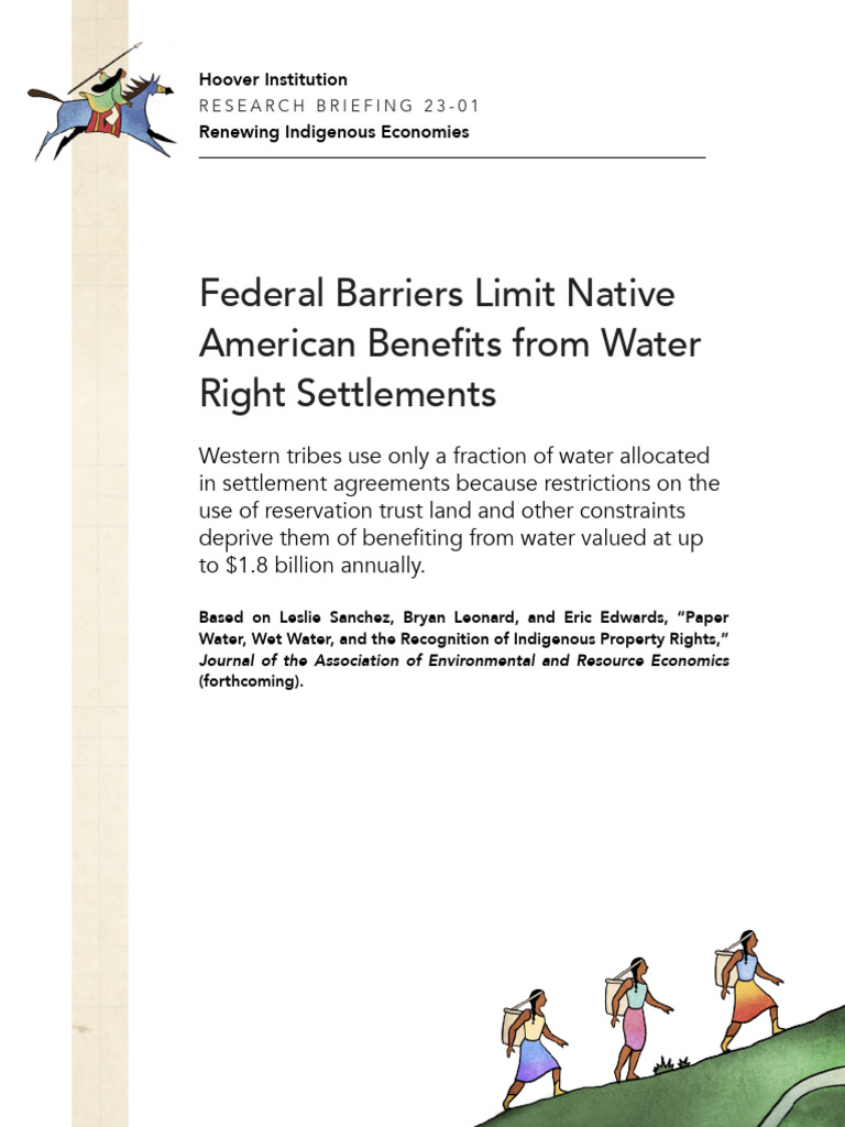 Barriers to Native American Water Benefits | PDF | Indian Reservation ...