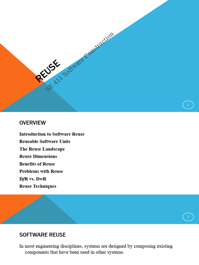 Software Reuse in Engineering Practices | PDF | Component Based Software Engineering ...