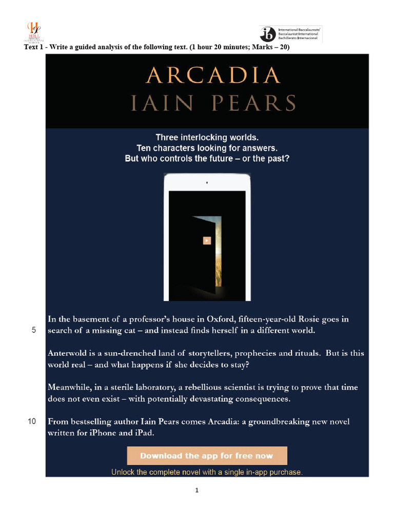 P1 Arcadia | PDF