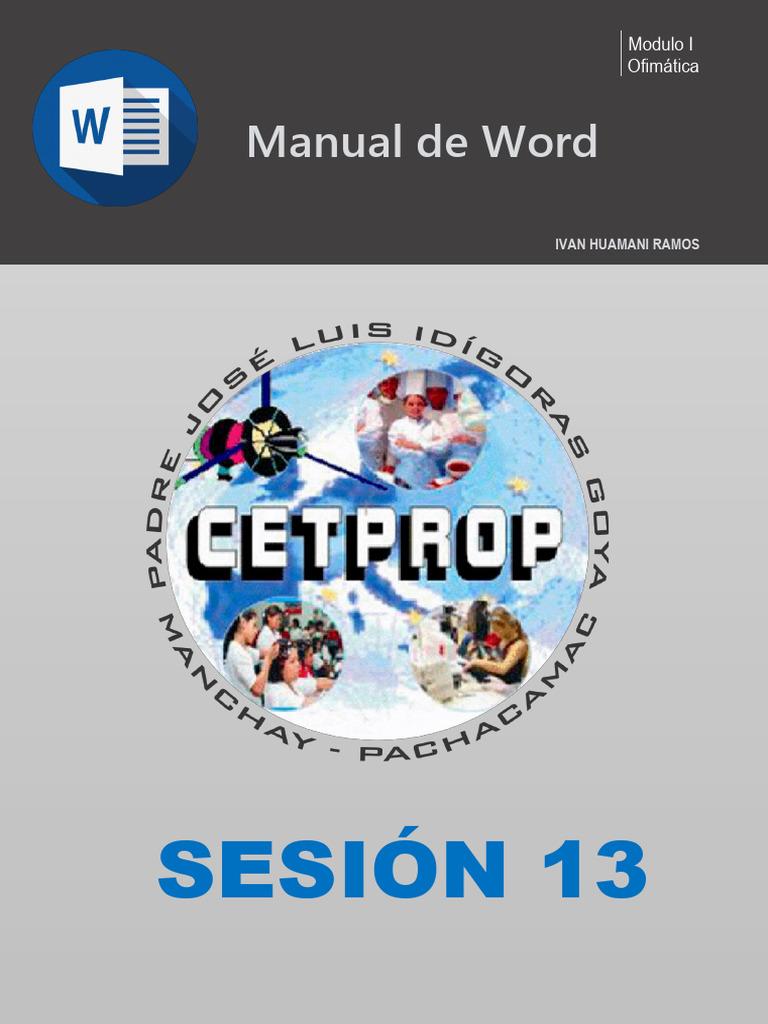 Sesion 13 - Procesador de Texto | PDF