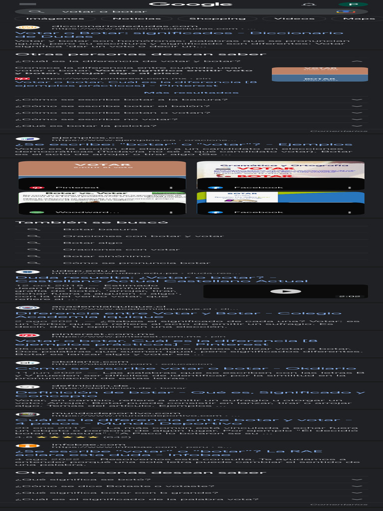 Votar o Botar - Buscar Con Google | PDF | Lingüística