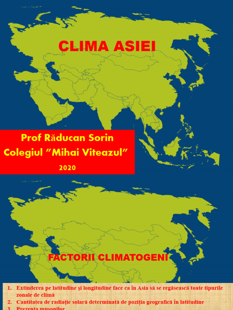 Clima Asiei-2020 | PDF