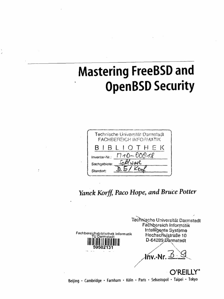 Security Mastering OpenBSD | PDF
