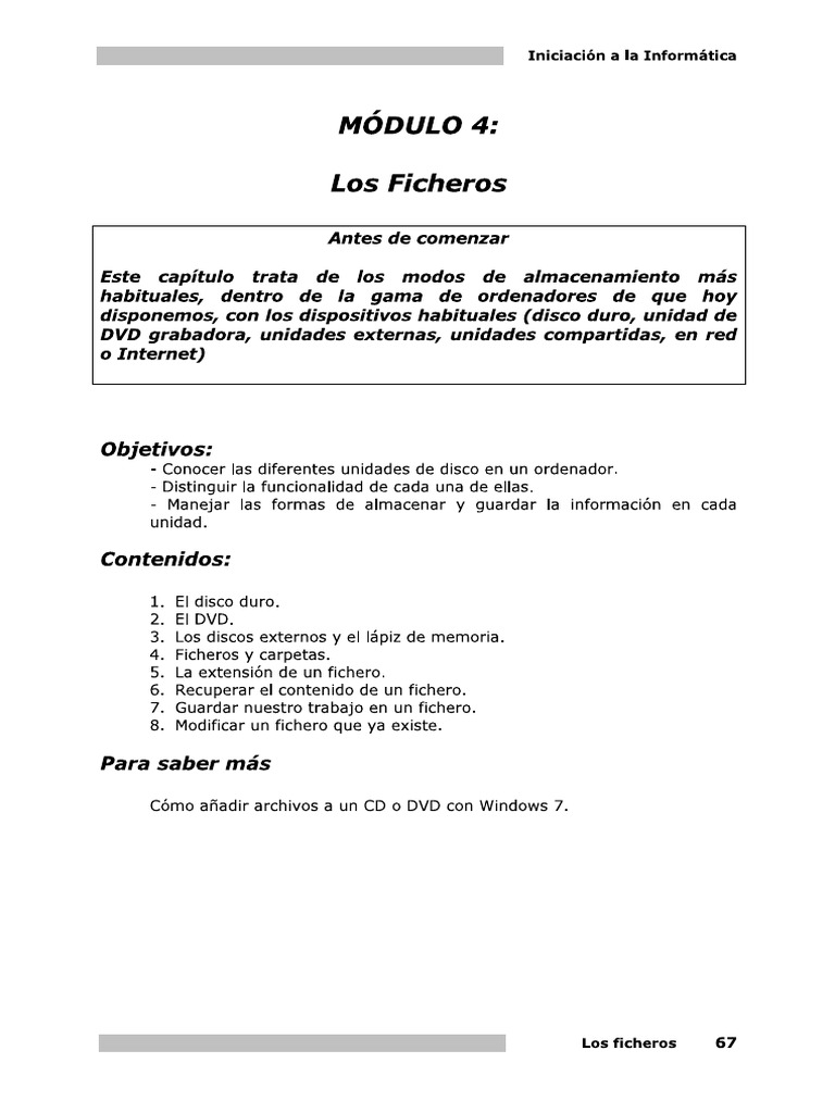 Modulo4 Manejo de Archivos y Carpetas | PDF