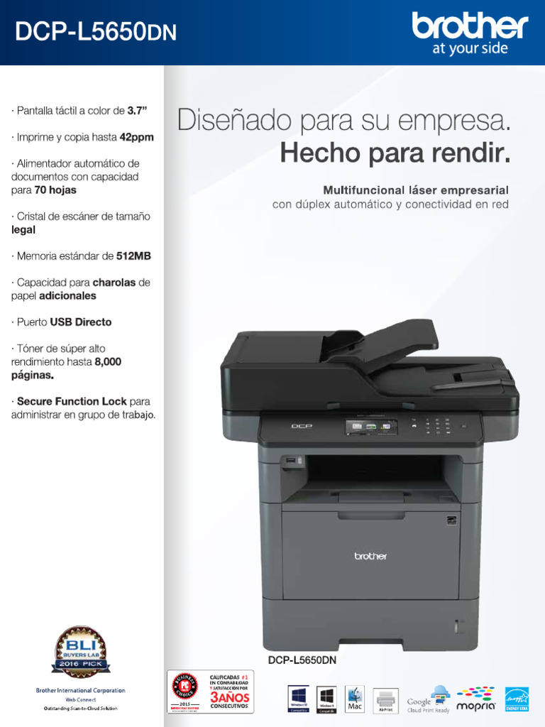 Brother DCP L5650DN | PDF