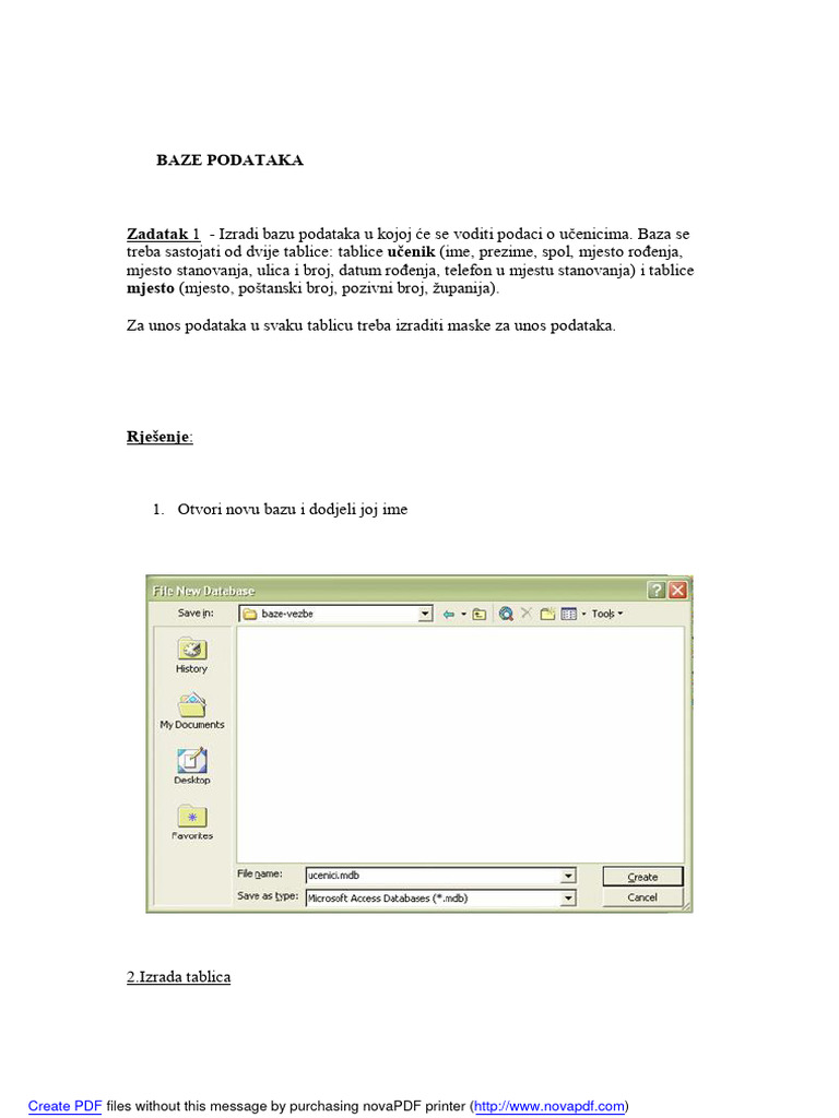 Baze Podataka | PDF