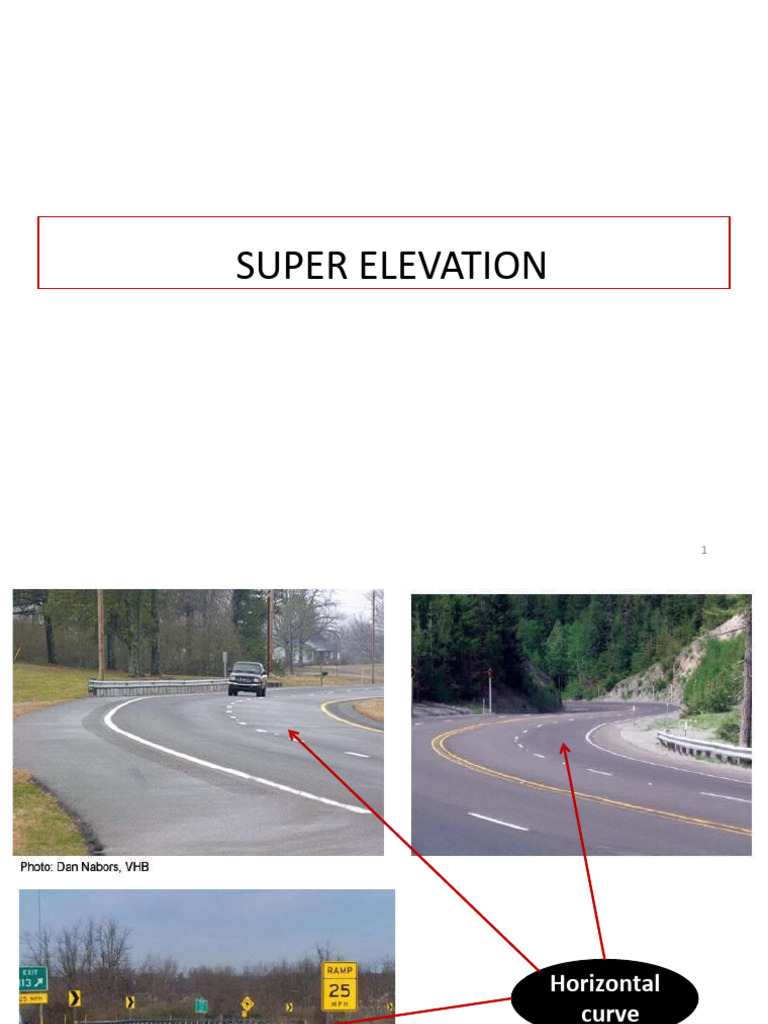 Super Elevation | PDF | Mechanics | Mechanical Engineering