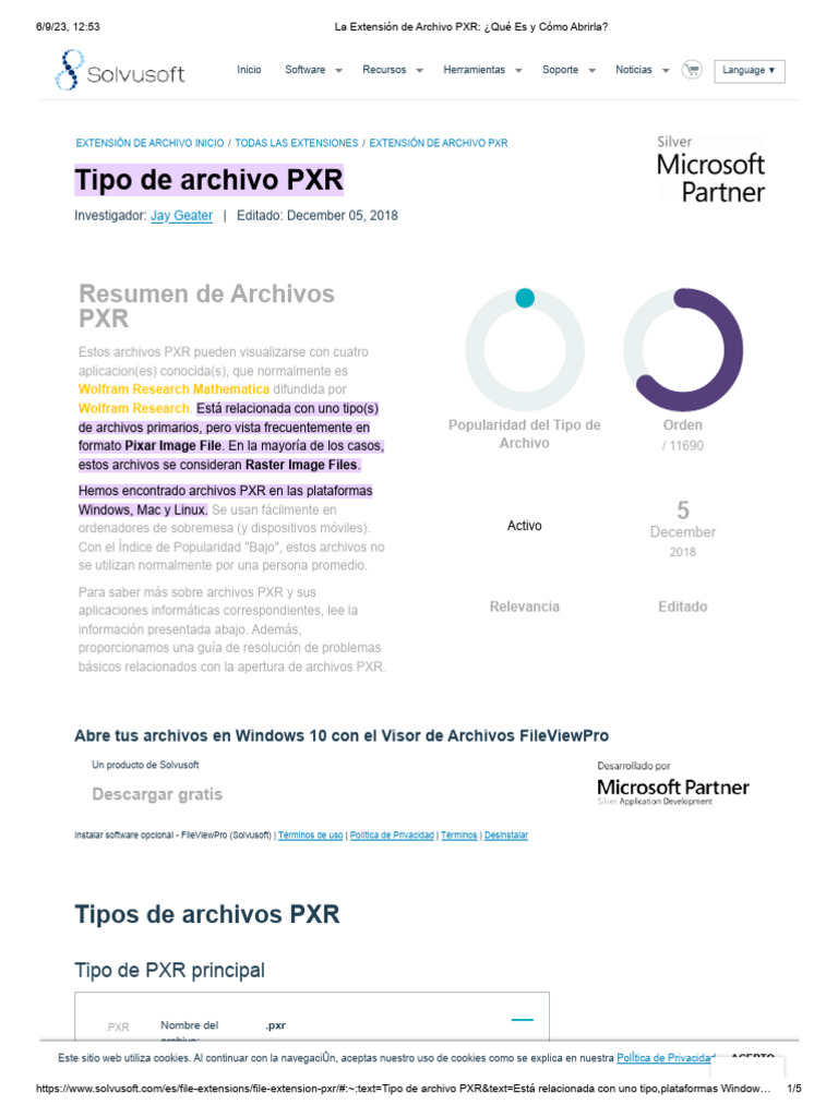 La Extensión de Archivo PXR - ¿Qué Es y Cómo Abrirla | PDF