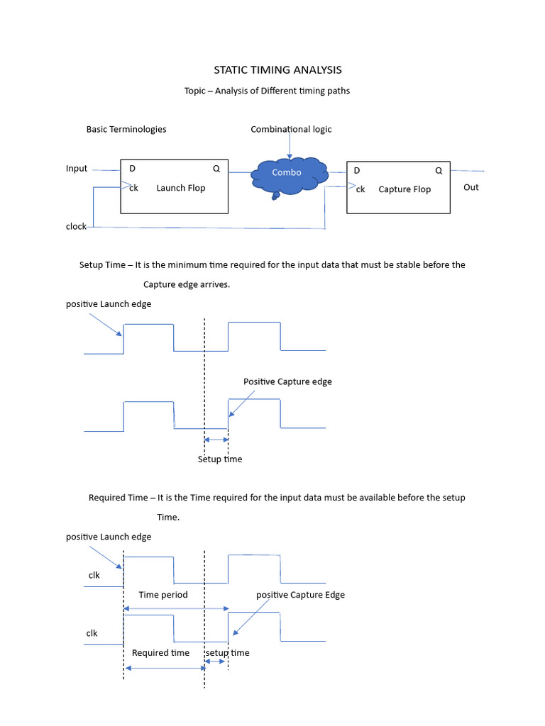 Static Timing Analysis of VLSI Paths | PDF | Digital Electronics ...